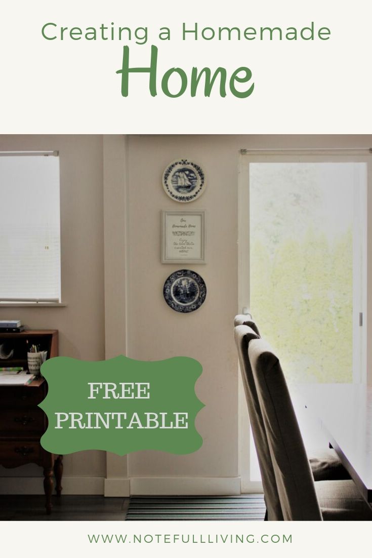 Creating a Homemade Home – Notefull Living